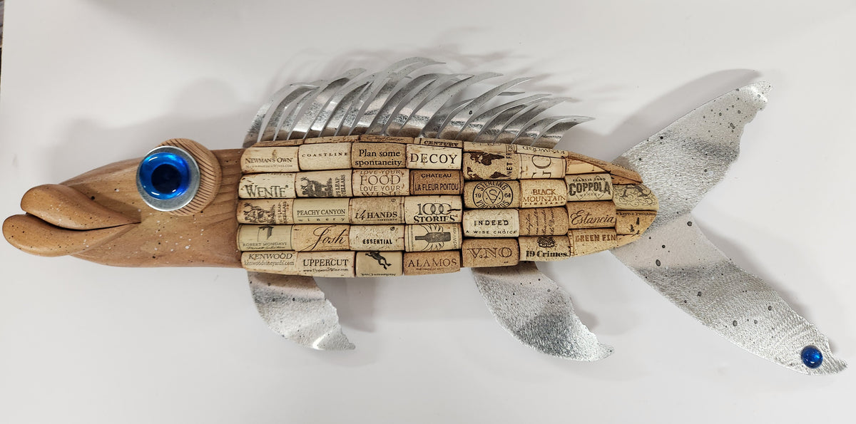 And The Winner Is - Wine Cork Fish – With These Hands Gallery
