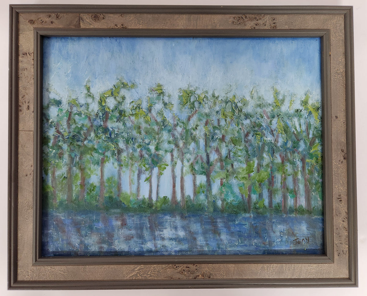 MISTY MORNING oil painting by Jeny McCullough – With These Hands Gallery